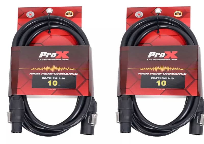 2 Prox Power Cables True1 Male to Female 10 ft Extension | Reverb