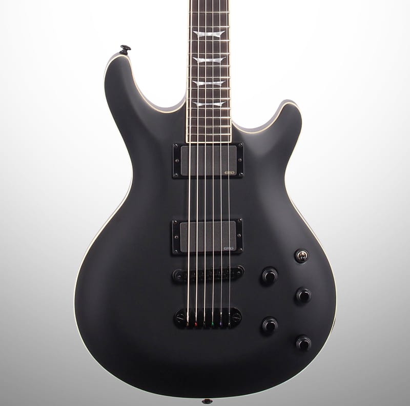 Dean Icon Baritone Electric Guitar, Black Satin | Reverb