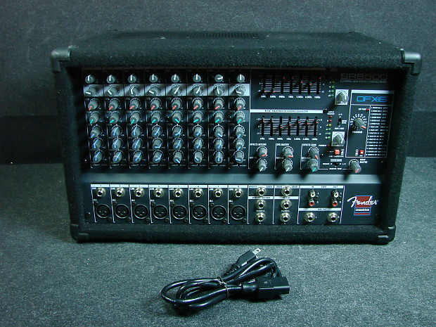 Fender SR8500 8-Channel Powered Mixer | Reverb