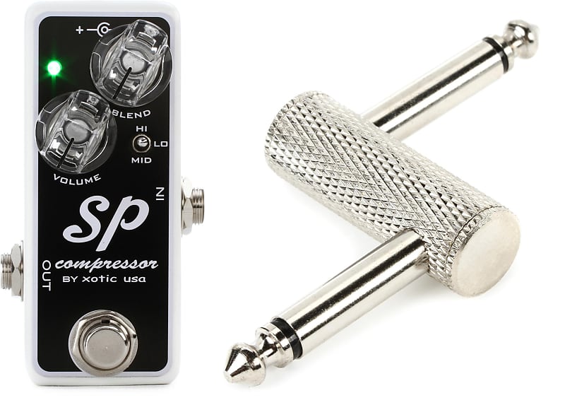 Xotic SP Compressor Mini Compressor Pedal Bundle with Hosa | Reverb