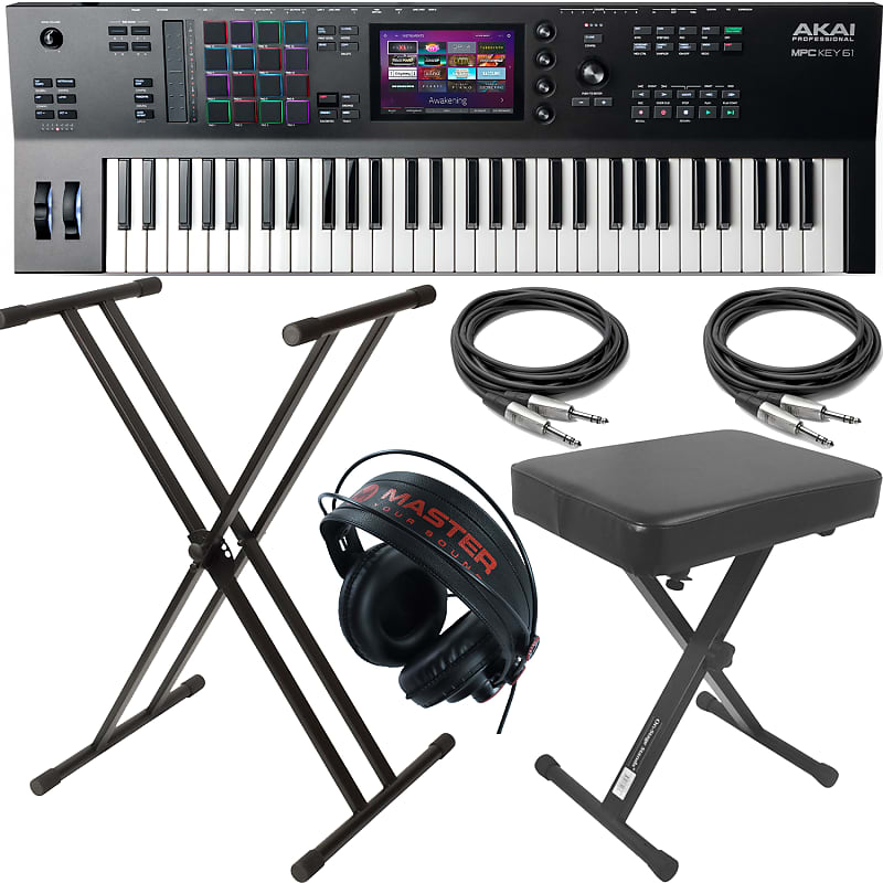Akai Professional MPC Key 61 Synthesizer Keyboard w/ Stand, | Reverb