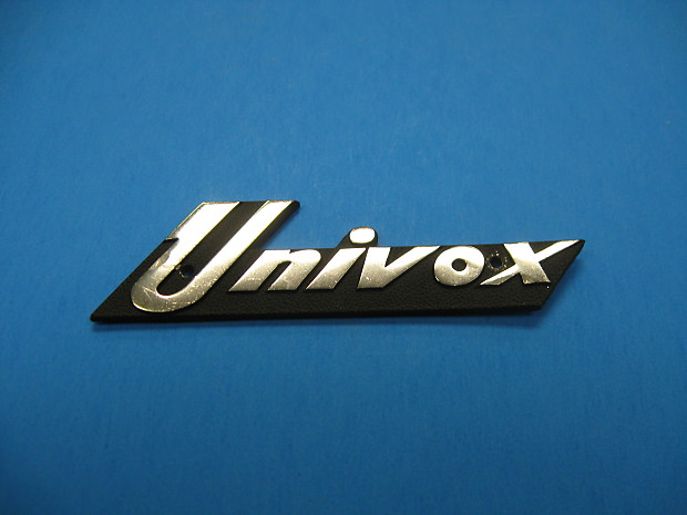 Vintage Univox Guitar Headstock Badge | Reverb