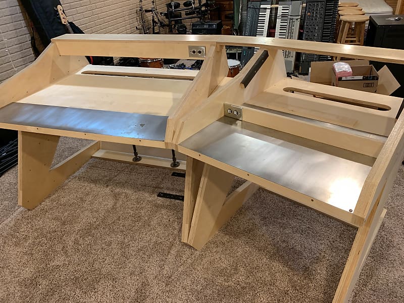 Handmade Studio Console Desk - Mixer Station - 2 Person - | Reverb