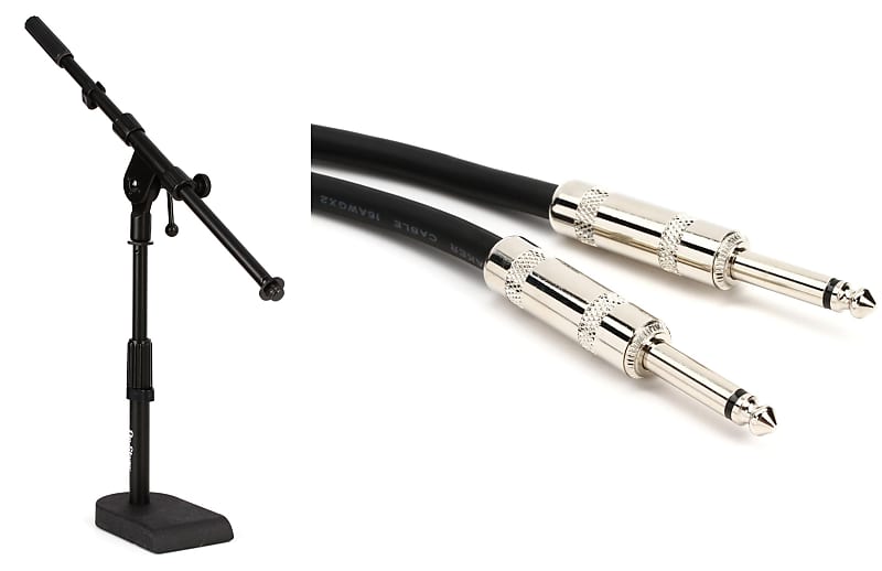 On-Stage MS7920B Bass Drum / Boom Combo Mic Stand Bundle with | Reverb