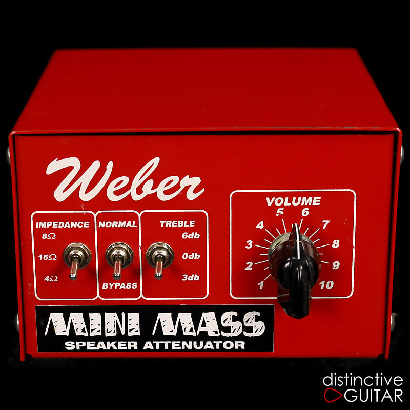 Weber Mini Mass Speaker Attenuator - Red 50W | Reverb Canada