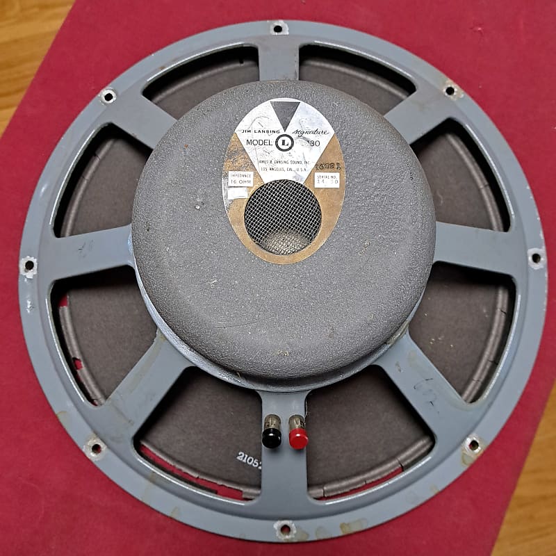 JBL D130 15 inch speaker functions but needs recone | Reverb