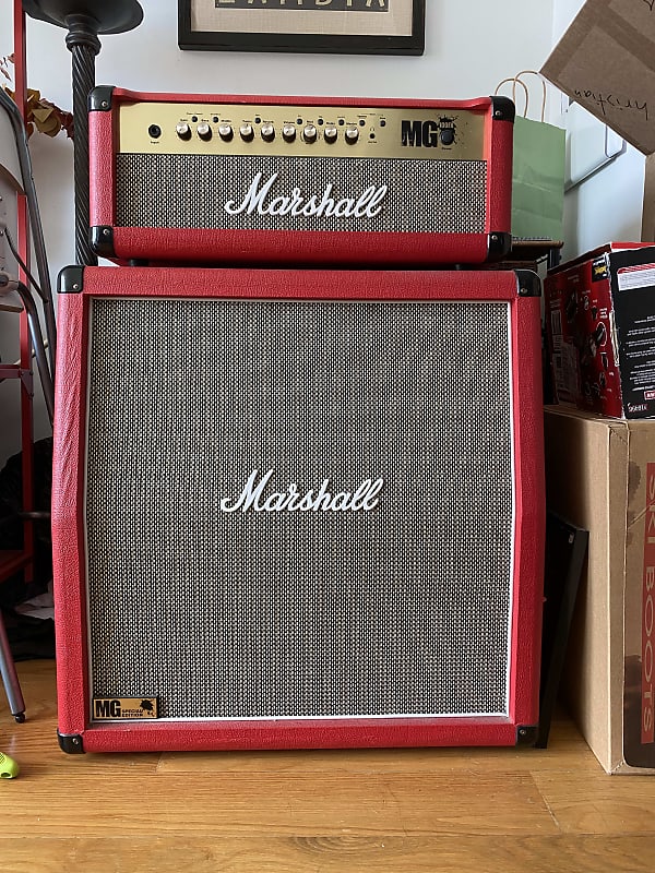 Marshall MG100FX Half Stack 2007-2010 - Candy Red | Reverb
