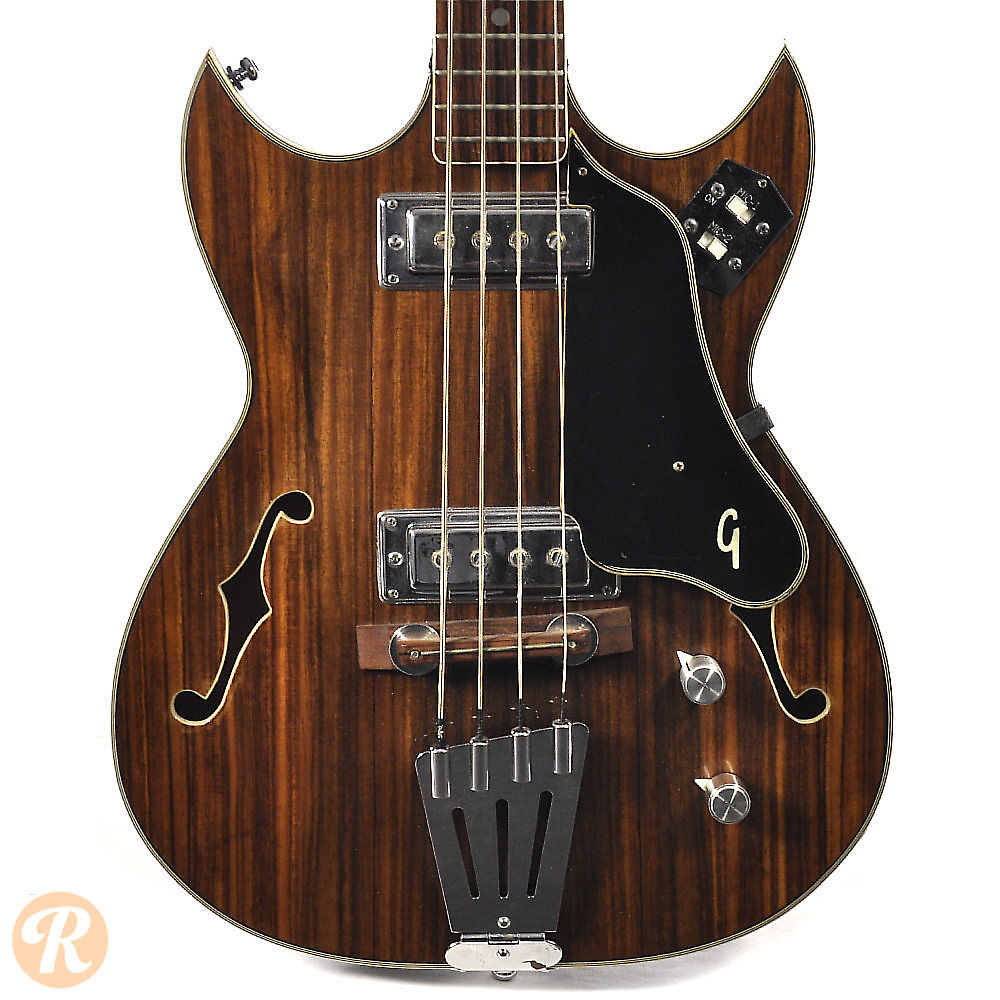 Greco Hollowbody Bass Walnut | Reverb Australia