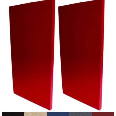 2X Large Acoustic Panels (RED)- Pro/Home Studio or | Reverb UK