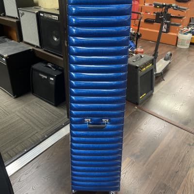 Kustom K200B Head w/3x15 Cabinet - Blue Tuck & Roll | Reverb