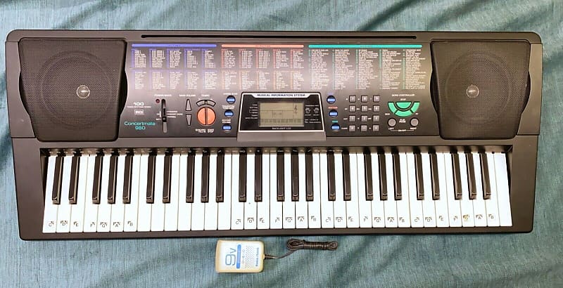 Optimus Concertmate 61 Keys Portable Electronic Keyboards 980 | Reverb
