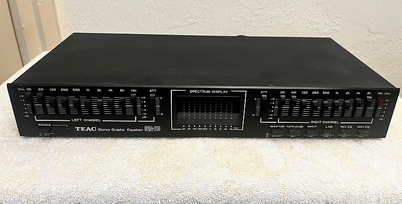 Teac EQA-20 Stereo Spectrum Graphic Equalizer- Used Tested | Reverb