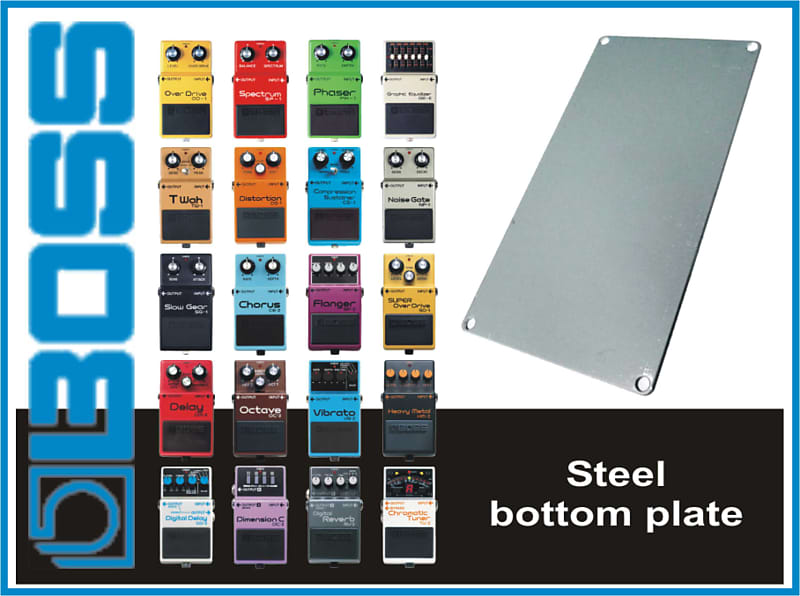 1 x BOSS. Steel bottom plate | Reverb