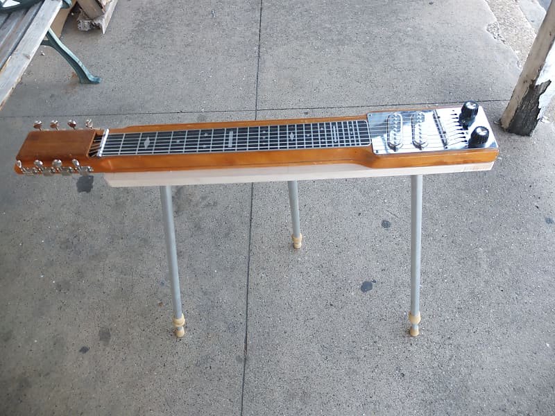 Magnatone Lyric S8 8 String Console Steel Guitar 50s - | Reverb