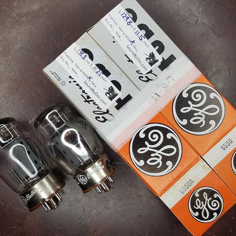 Tung-Sol Pair (2) 6550 Beam Power Pentode tNOS AT1000 TESTED | Reverb