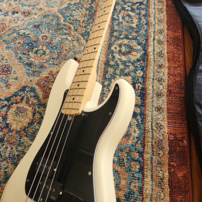 Fender American precision bass neck MIM body EMG Geezer Gotoh | Reverb