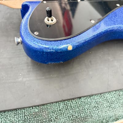 Used Fernandes Native Electric Guitar - Blue Sparkle | Reverb