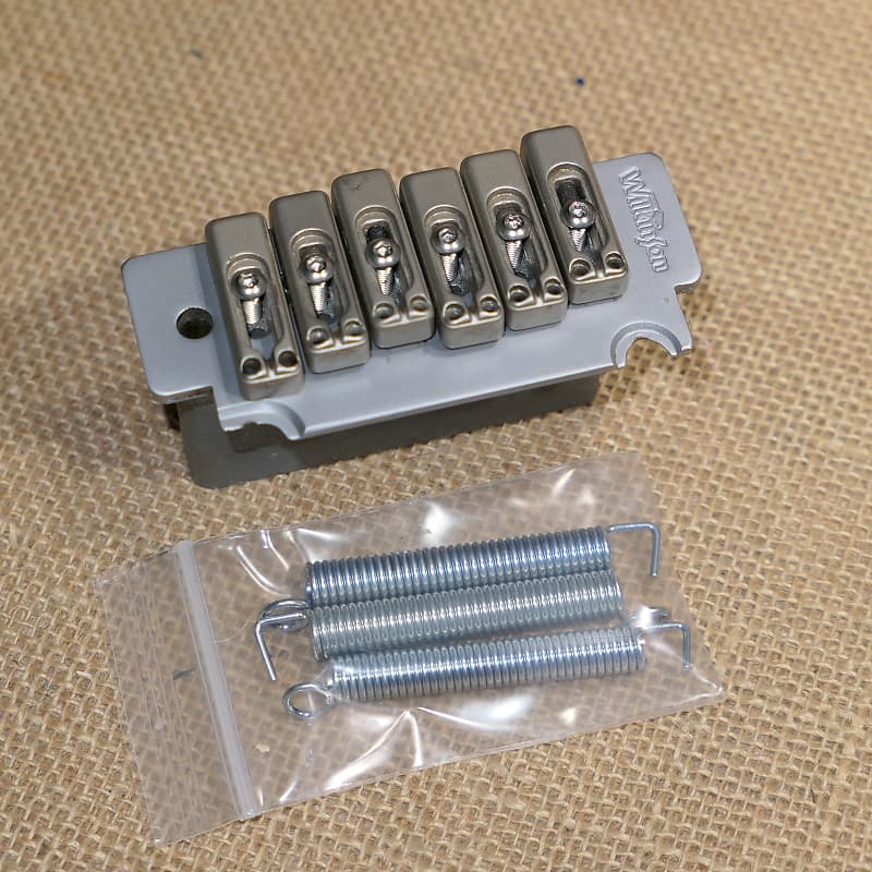 Wilkinson VS50 Tremolo Satin Chrome, Genuine 2000 Wilkinson | Reverb