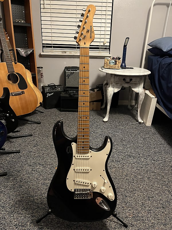 Behringer Stratocaster Electric Guitar 2000s - Black | Reverb