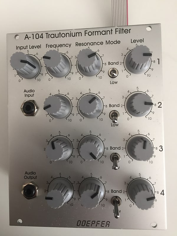 Doepfer A-104 Trautonium Formant Filter Module - Silver | Reverb UK