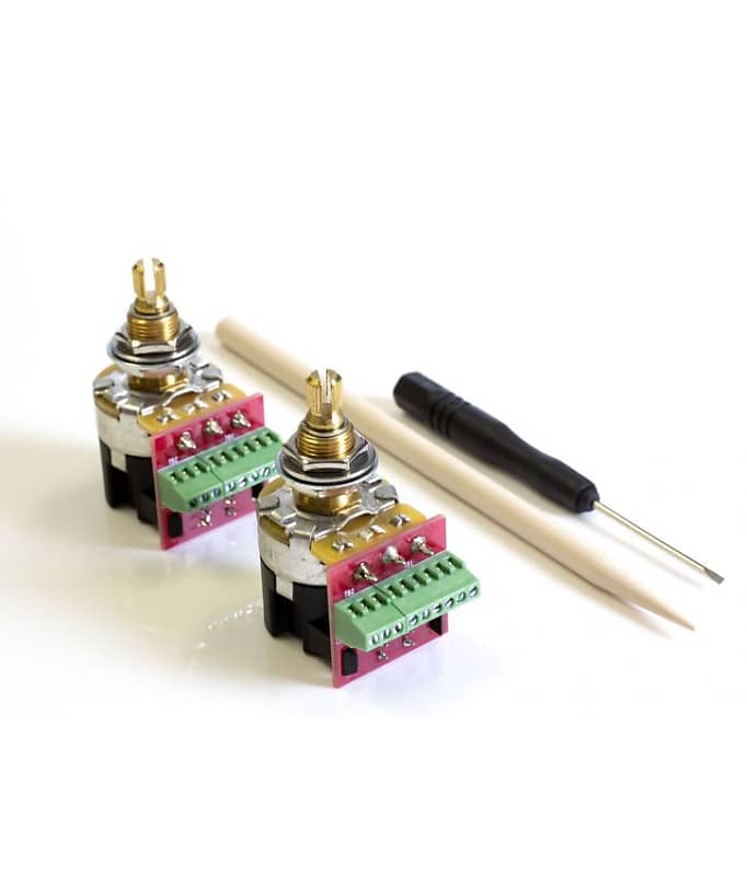 CTS 500k Audio/Log Push-Pull Pot, Solder-Free (2 Pack) | Reverb