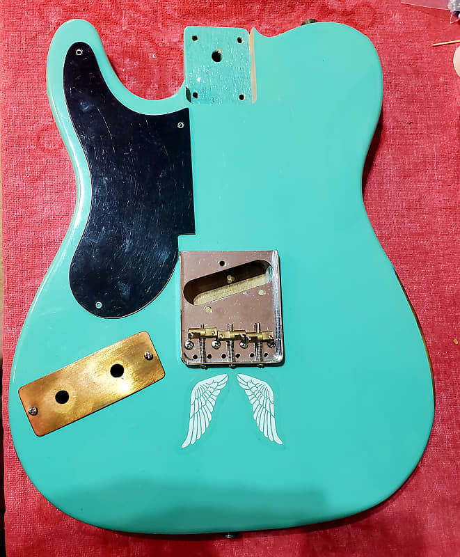 Telecaster Esquire Snakehead body 2020 - Teal | Reverb