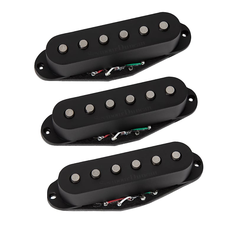 Seymour Duncan Hot Chicken Strat Stack Pickup Set - Black | Reverb