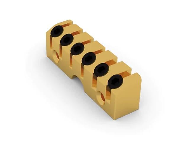 Hipshot Headless Guitar System 6 String Gold Lo-Pro Headpiece | Reverb