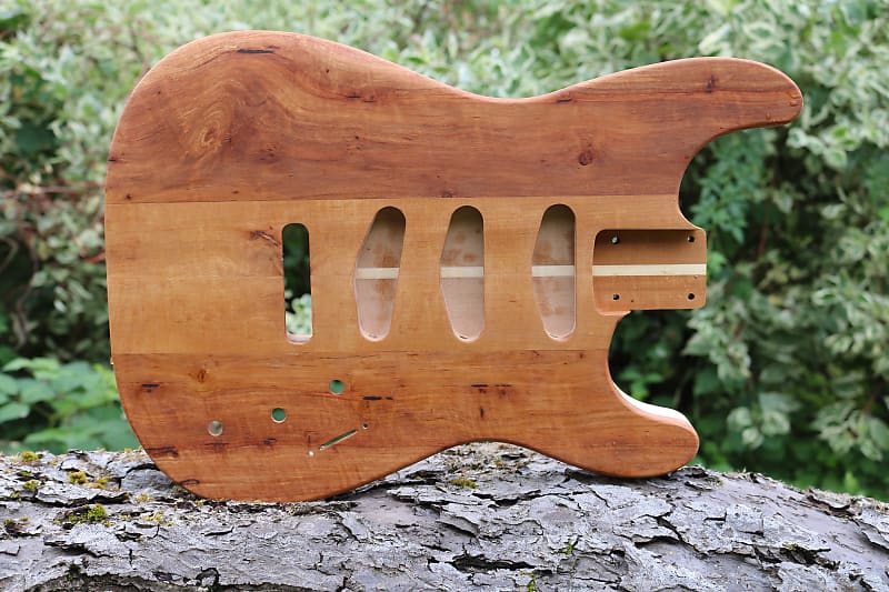 Stratocaster body apple, pear, rear rout | Reverb