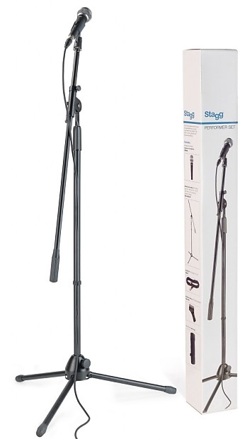 Stagg Microphone and Stand Performer Kit | Reverb