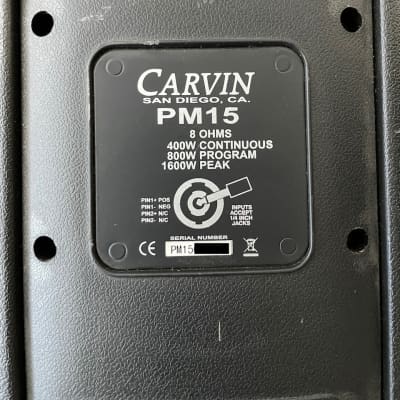 COMPLETE Carvin PA System | XP800L | PM10 | PM15 | all cables | Reverb