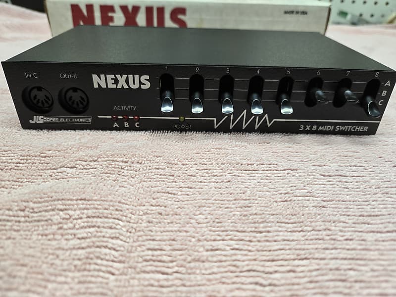 JL Cooper Electronics Nexus 3x8 MIDI Switcher 90's | Reverb
