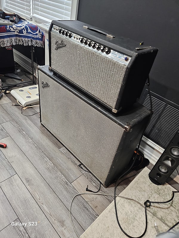 Fender Showman cab 1967 - Black Tolex | Reverb
