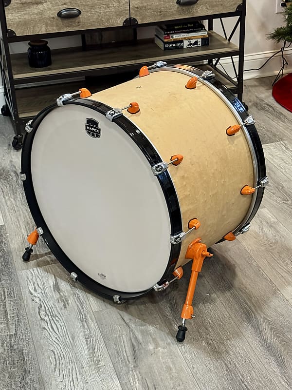 Mapex 24 inch birdseye maple bass drum 2024 - Natural maple | Reverb