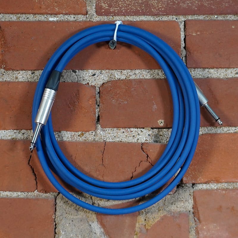 JAMS Studio Instrument Cable Neutrik 1/4" Connectors Blue - | Reverb