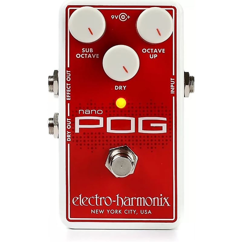 Electro-Harmonix Nano POG Polyphonic Octave Generator Pedal | Reverb