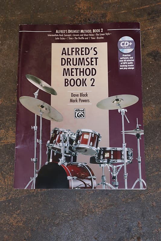 "Alfred's Drum Set Method Book 2" Instructional Book by Dave | Reverb