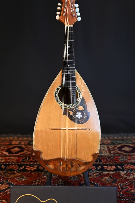 1920s Bowl Back Mandolin Japanese Inlaid Art Nouveau Romantic | Reverb