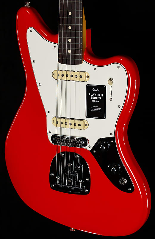 Fender Player II Jaguar Rosewood Fingerboard Coral Red (462) | Reverb