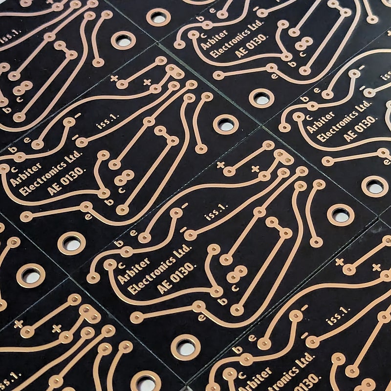 Arbiter Fuzz Face Iss.1. Replica PCB (Gold Plated) | Reverb