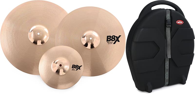 Sabian B8X Crash Cymbal Pack - 16/18 inch - with Free 10 inch | Reverb