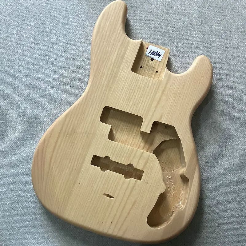 5 String Ash Wood Precision Bass Style Body | Reverb