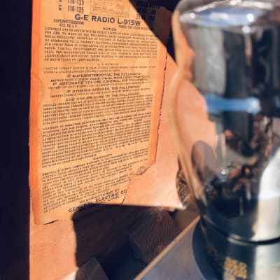 General Electric G-E L-915W Art Deco Skyscraper Antique Floor | Reverb