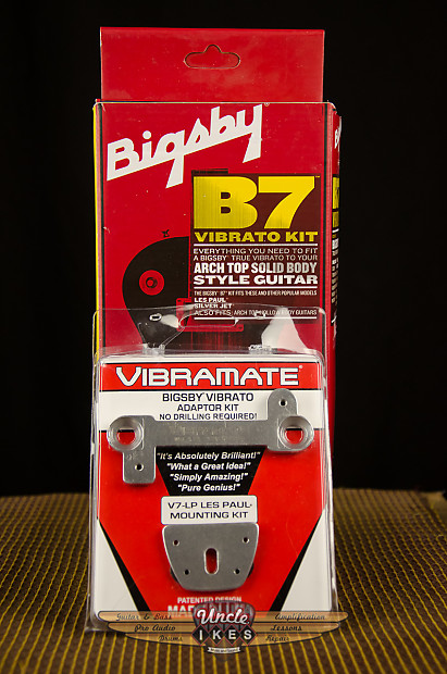Used Bigsby B7 Tremolo and V7 Vibramate for Les Paul or | Reverb