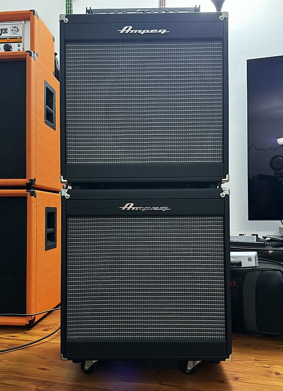 Ampeg PF800 head and TWO 15" cabs (PF115HE) | Reverb