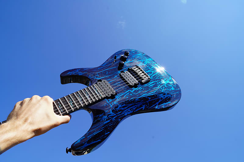 Schecter DIAMOND SERIES PROTOTYPE C-1 Blue Mountain 6-String | Reverb