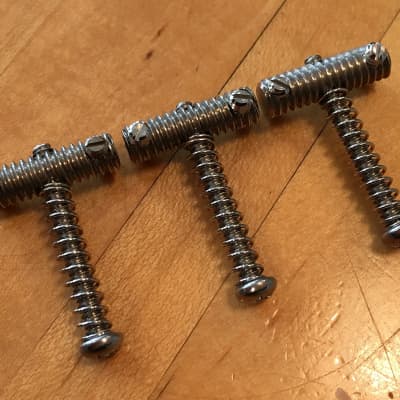 Rutters 1960's Style Threaded ¼” Saddles for Telecaster | Reverb