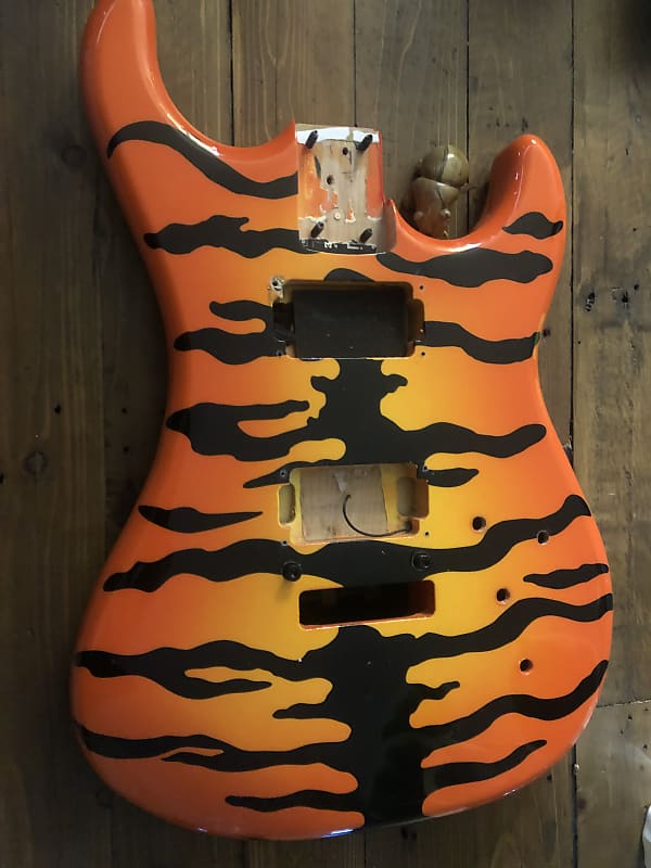 Kramer Pacer vintage series 2000’s - Tiger Striped | Reverb