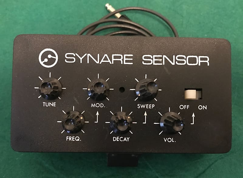 Synare Sensor Analog Drum Synth Trigger Pad with Pedal | Reverb