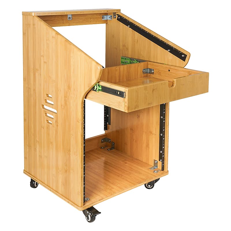 STBR-M11X10 | DIY 10U Solid Carbonized Bamboo Studio Rack w/ | Reverb